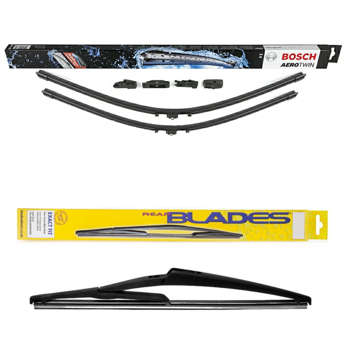 Bosch Multi-Clip Aerotwin APU and Blades Rear Screen - Triple Pack ...